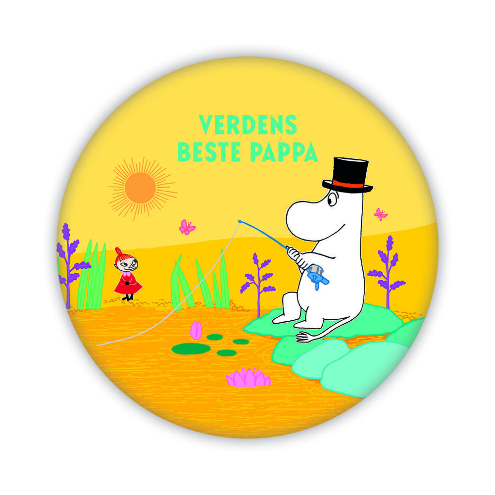 Mummi Magnet Verdens beste pappa - Den offisielle Mummibutikken i Norge