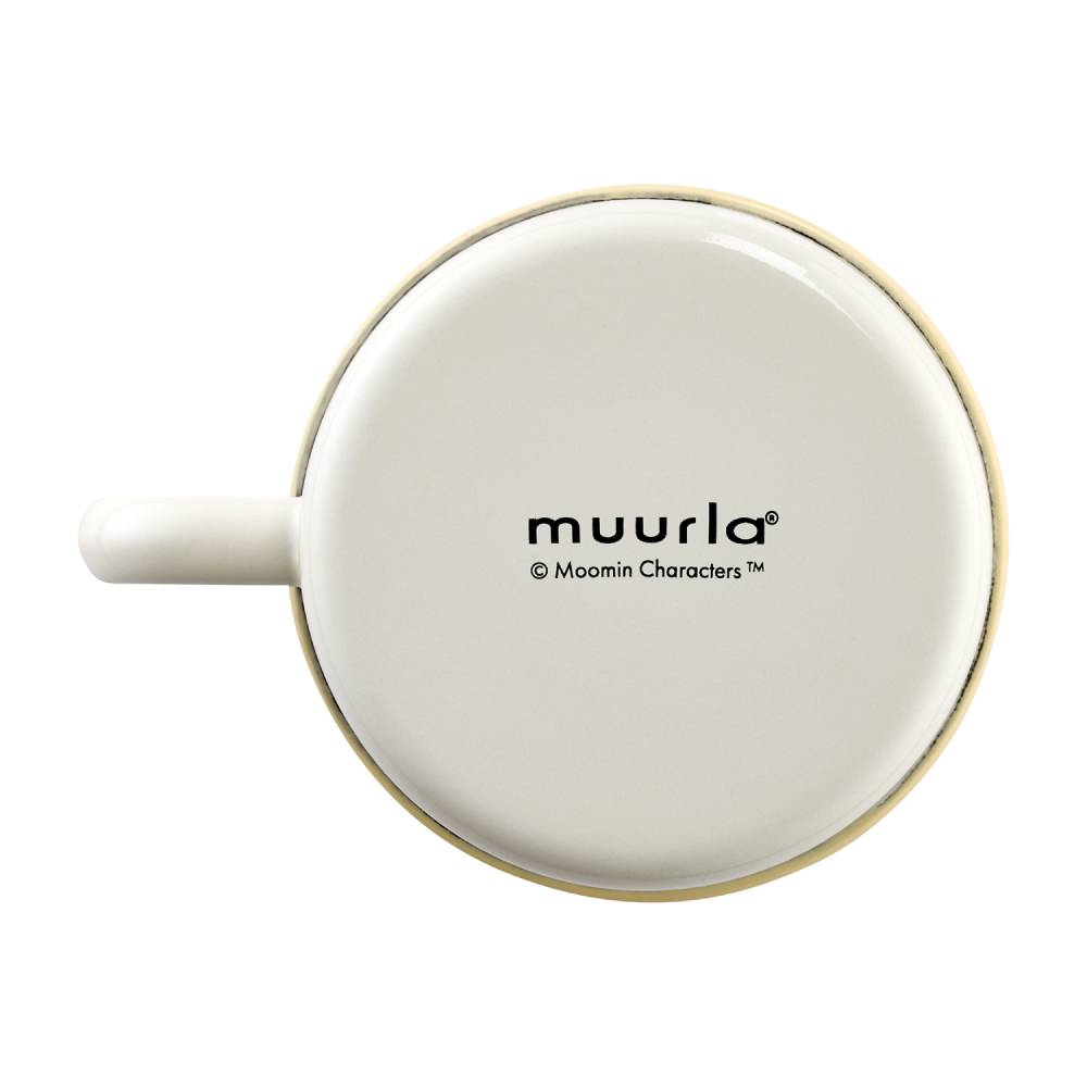 Mummi emaljekopp blomster hvit 5,5dl - Muurla - Den offisielle Mummibutikken i Norge