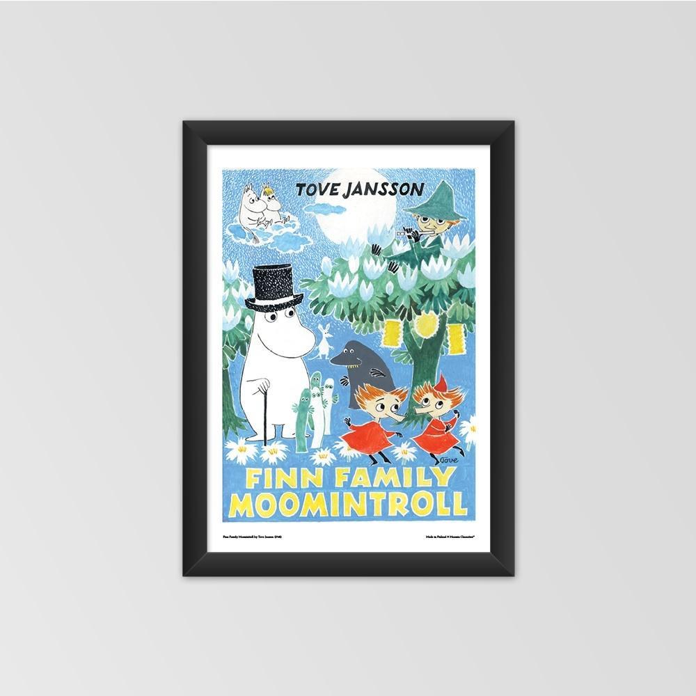 Mummi Plakat Finn Family Moomintroll 100 x 70 cm - Den offisielle ...